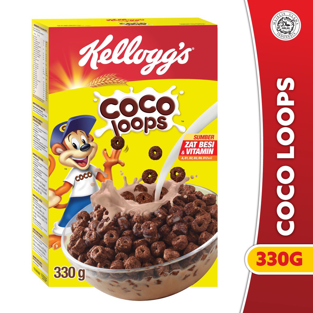 Kelloggs Coco Loops Cereal 330 gr | Shopee Indonesia