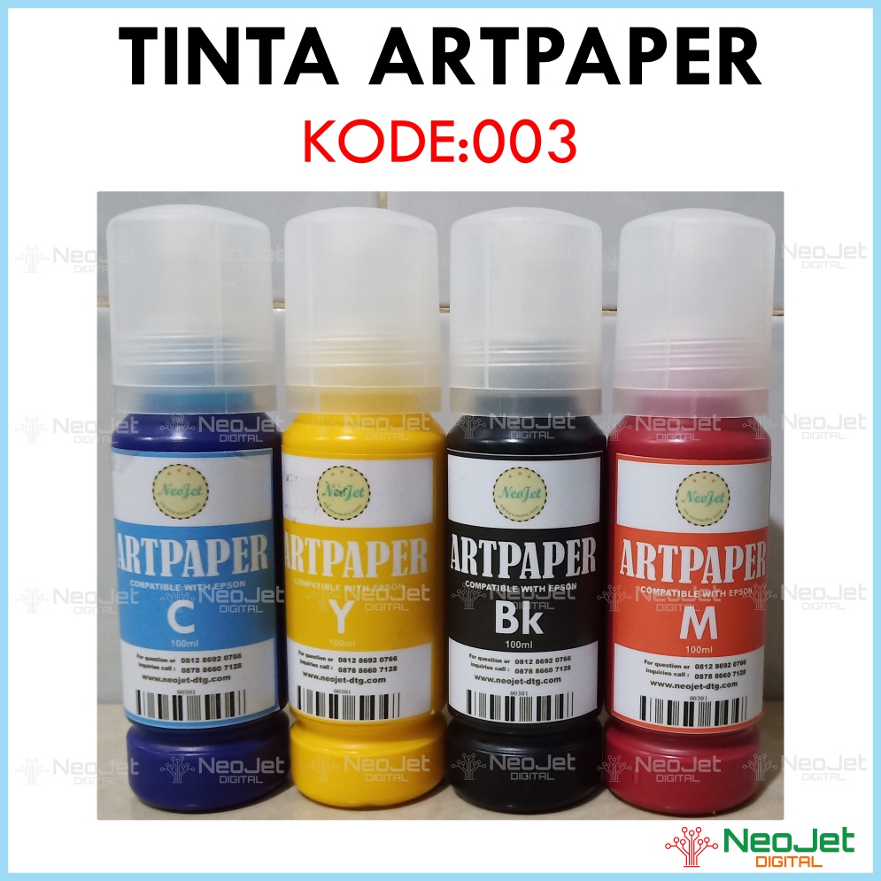Jual Tinta Art Paper 100ml Botol 003 Korea Murah Artpaper CMYK Lc Lm ...