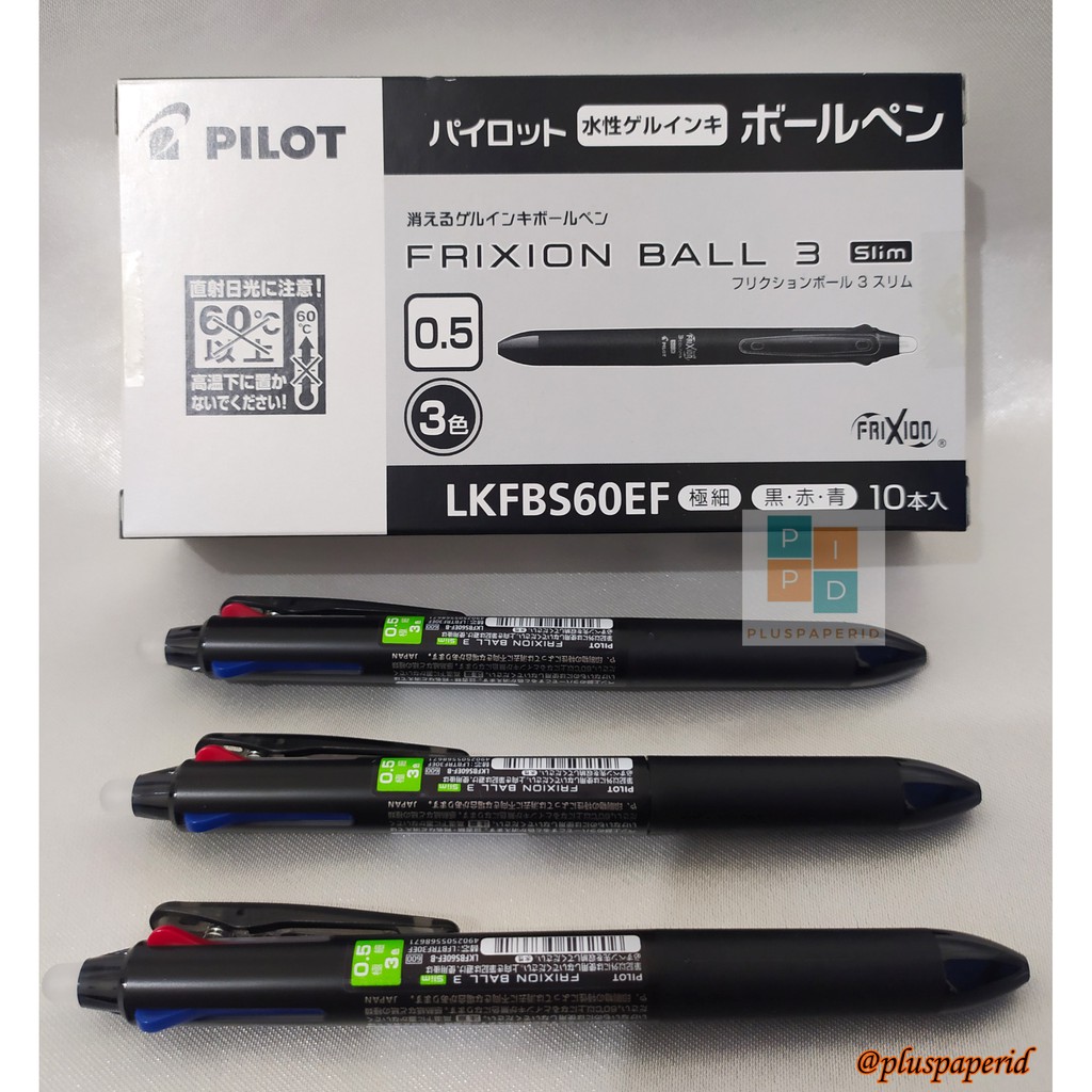 PENA PILOT FRIXION 3 in 1 0.5mm Warna warni Bisa Di Hapus [ 1 Buah ...