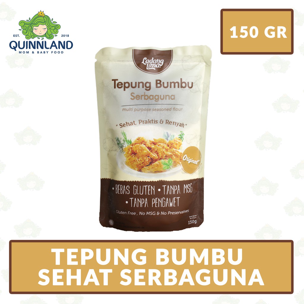 Jual Tepung Bumbu Sehat Serbaguna 150gr - Ladang Lima [1 thn+] | Shopee ...