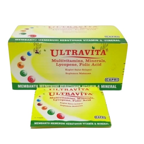 Jual ULTRAVITA MULTIVITAMIN ISI 4 KAPLET | Shopee Indonesia