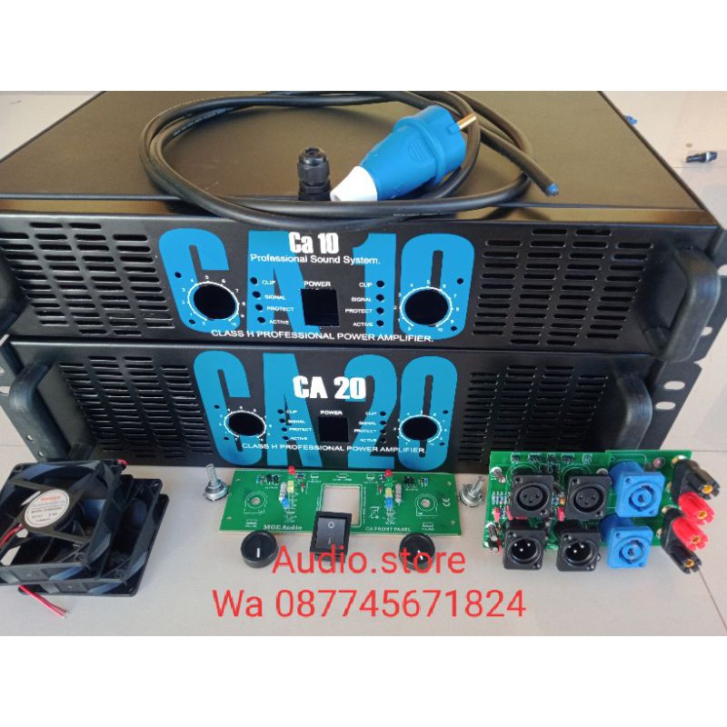 Jual Bok Power amplifier Ca10 Ca20 Lengkap aksesoris Box power Ca10 Ca20 Box power ukuran 2U 3U ...