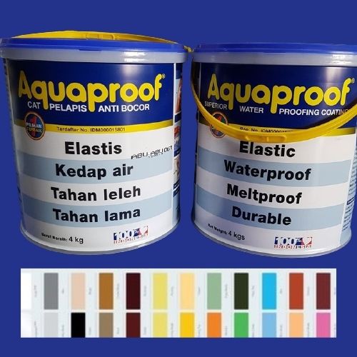 Jual AQUAPROOF WATERPROOFING 4KG (GOSEND) | Shopee Indonesia