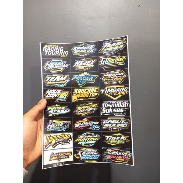 Jual Stiker Racing Stiker GL Stiker Tangki Stiker CB Racing | Shopee ...