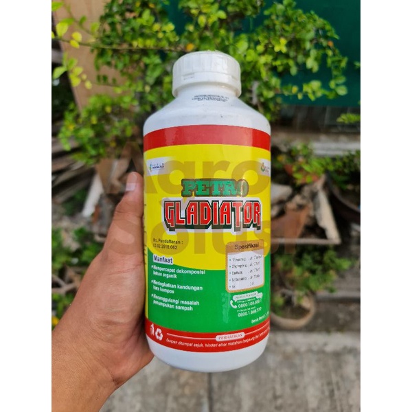 Jual Dekomposer Petro Gladiator 1 Liter Pengganti EM4 | Shopee Indonesia