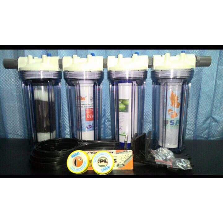 Jual Paket filter air zat besi manganese sedimen gac cto | Shopee Indonesia