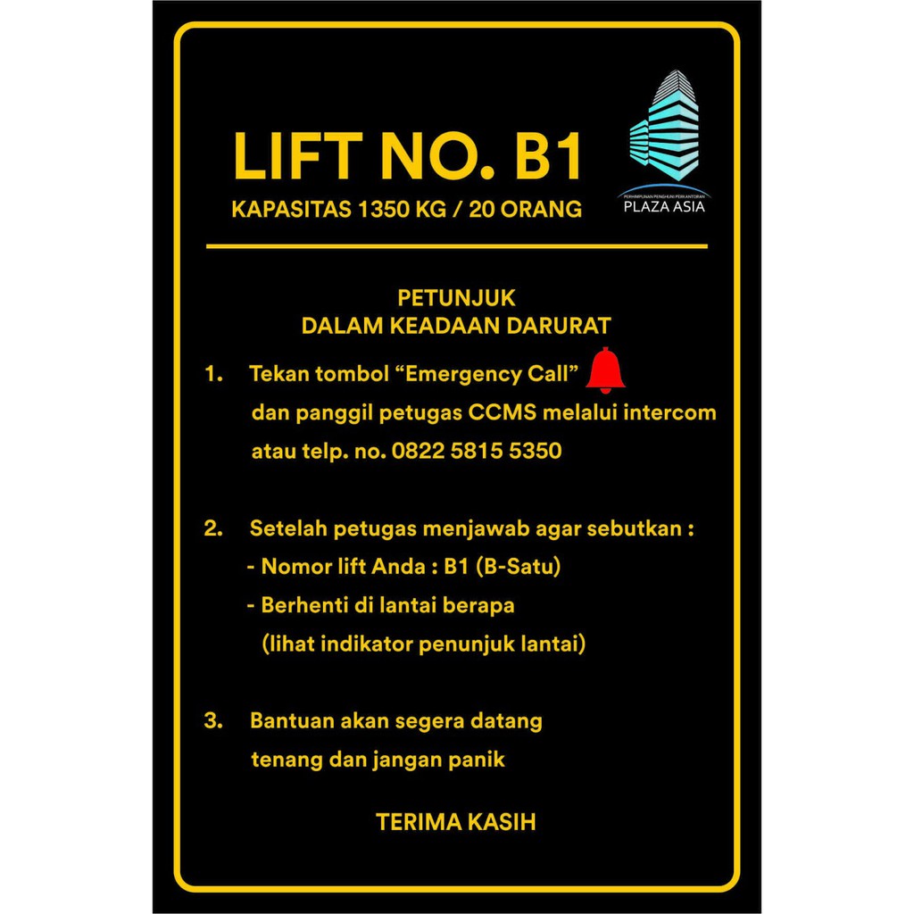 Jual stiker vinyl Safety Lift - 10x15cm | Shopee Indonesia