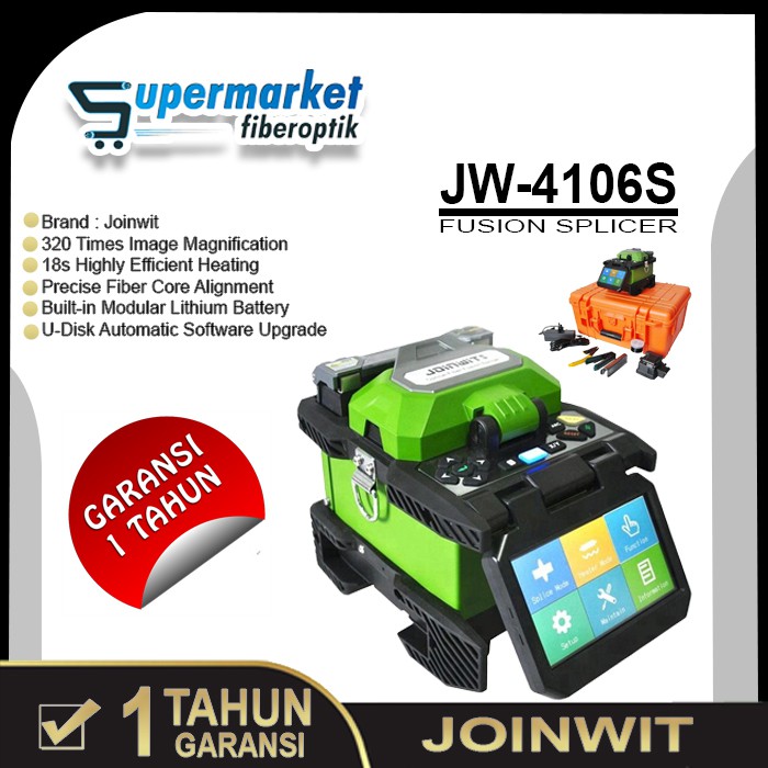 Splicer Joinwit JW4106 Alat Sambung Fiber Optik Fusion Splicer Joinwit ...