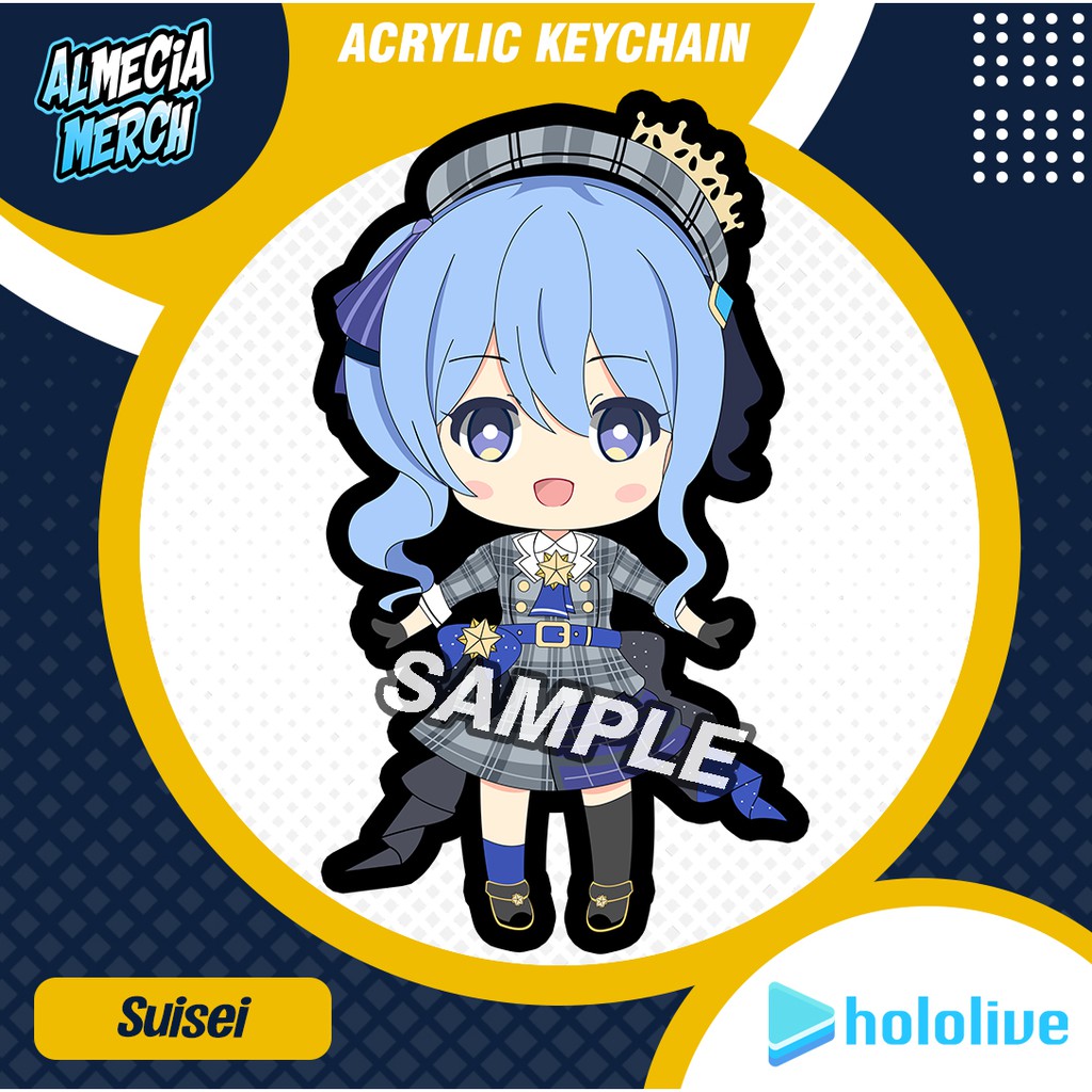 Jual Gantungan Kunci Hololive JP Hoshimachi Suisei / Keychain Vtuber ...