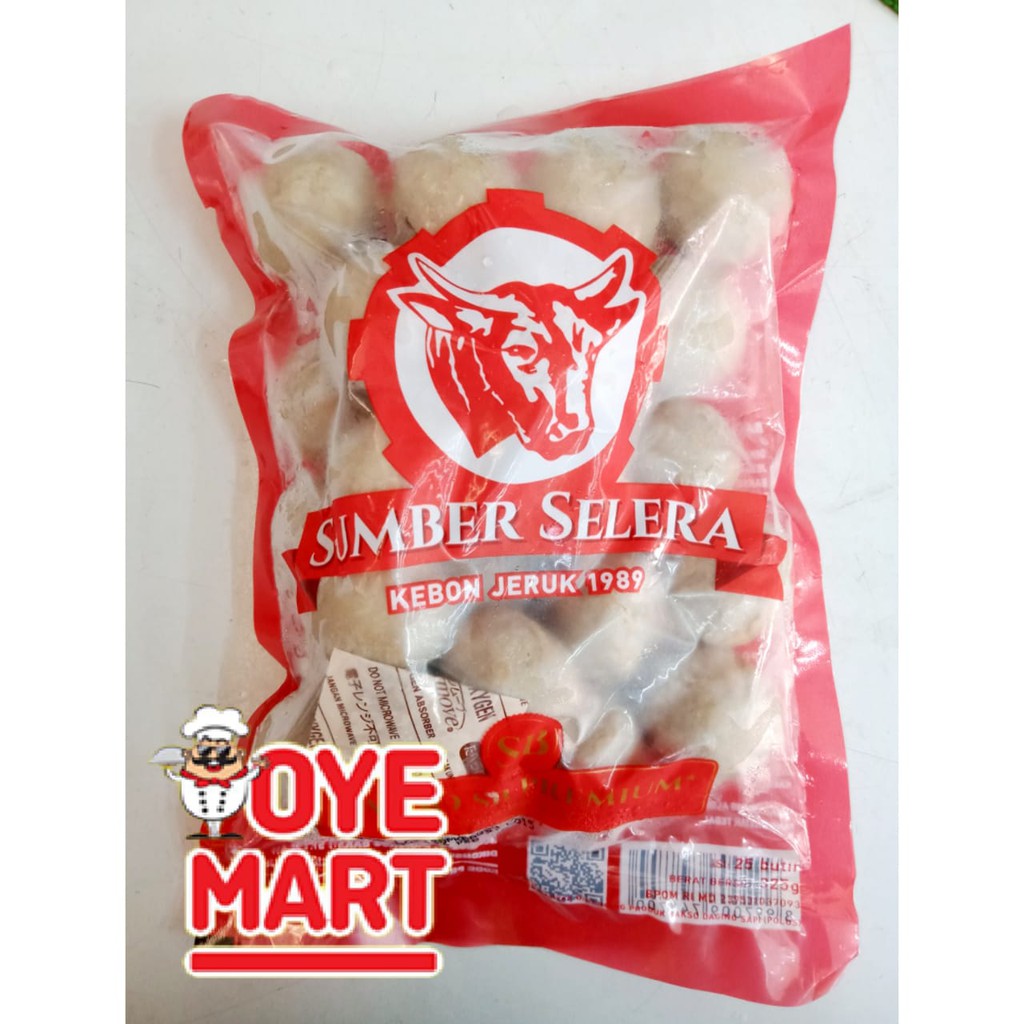 Jual SUMBER SELERA BAKSO SB PREMIUM 325GR ISI 25 / BASO SAPI | Shopee ...