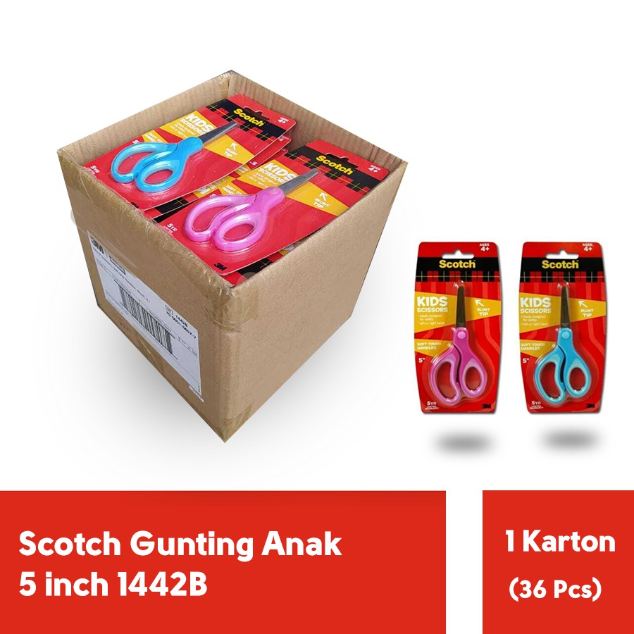 Jual Gunting Anak 3M Scotch 1442B | Shopee Indonesia