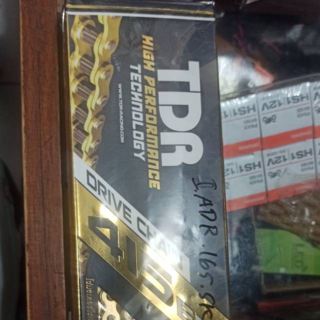 Jual Rantai TDR RACING 415D 428D 130L warna gold | Shopee Indonesia