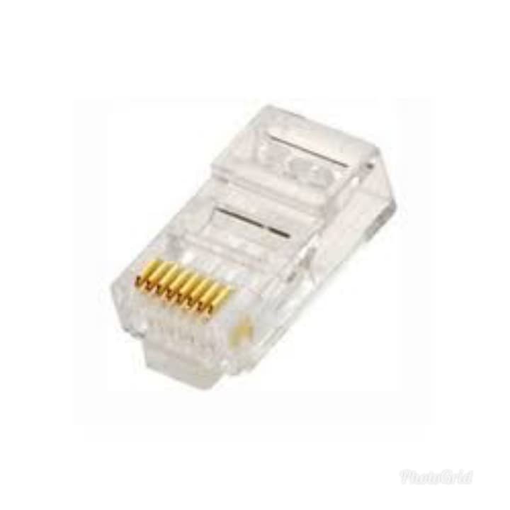 Jual Kepala RJ45 Modular Plug Cat5 Cat5e Cat6 LAN Konektor Connector ...