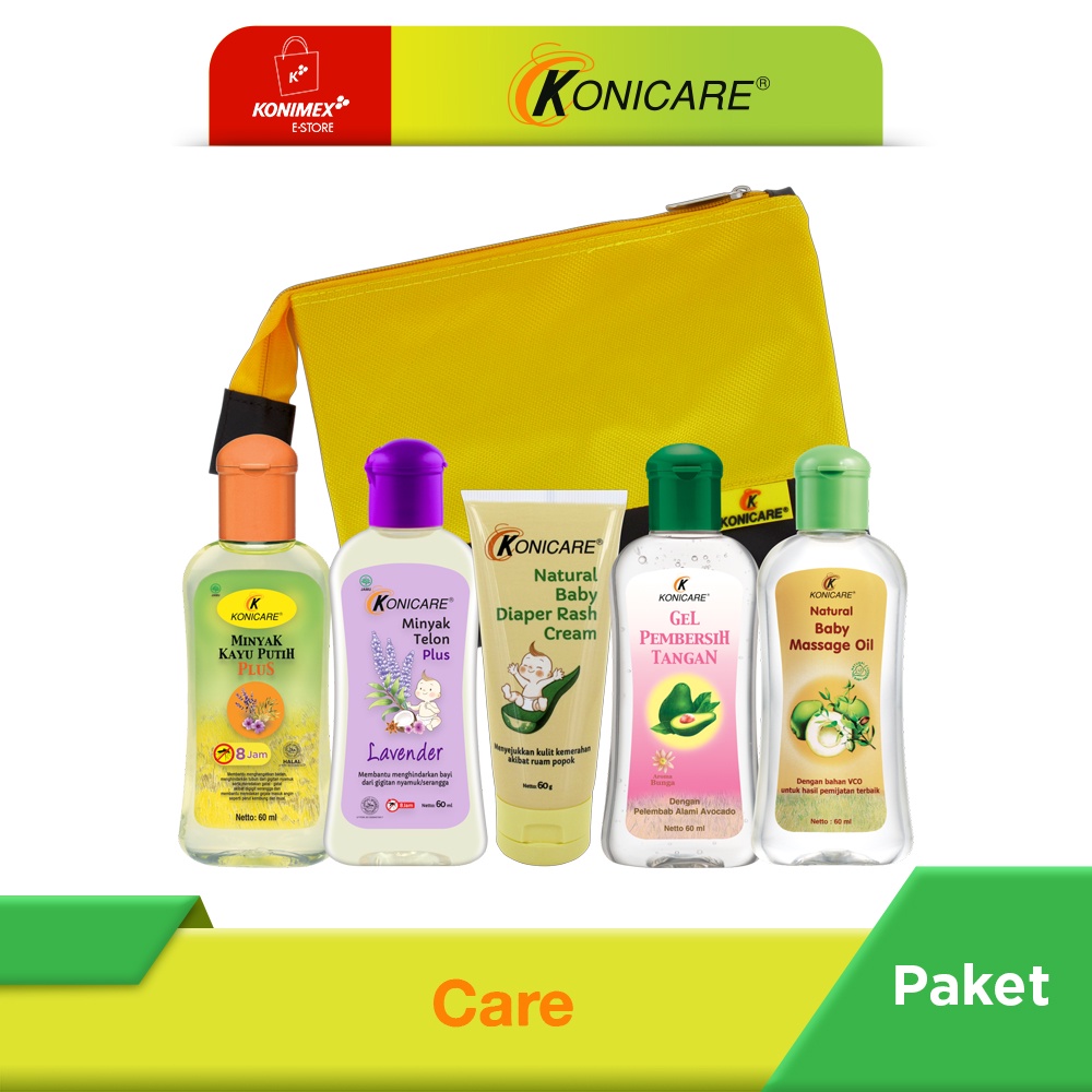 Jual Konicare Paket Care + Pouch Minyak Telon Plus Anti Nyamuk ...
