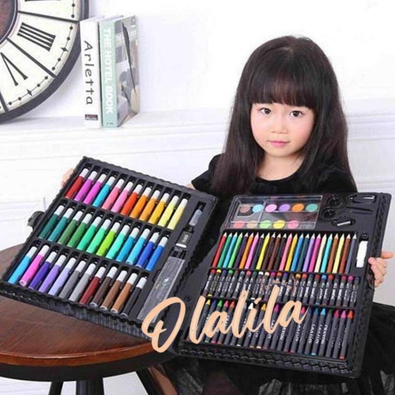 Jual Crayon 150 PCS Set Alat Gambar Alat Tulis & Lukis Menggambar ...