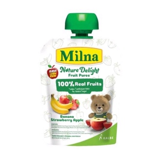 Jual Milna Nature Delight 80 Gr Fruit Puree | Shopee Indonesia