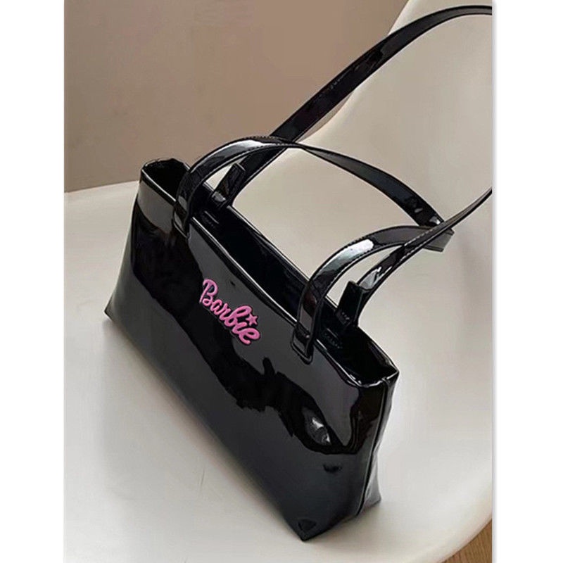 Jual Barbie Gadis Tas Bahu Mengkilap Tas Desain Niche Perempuan 2022 ...