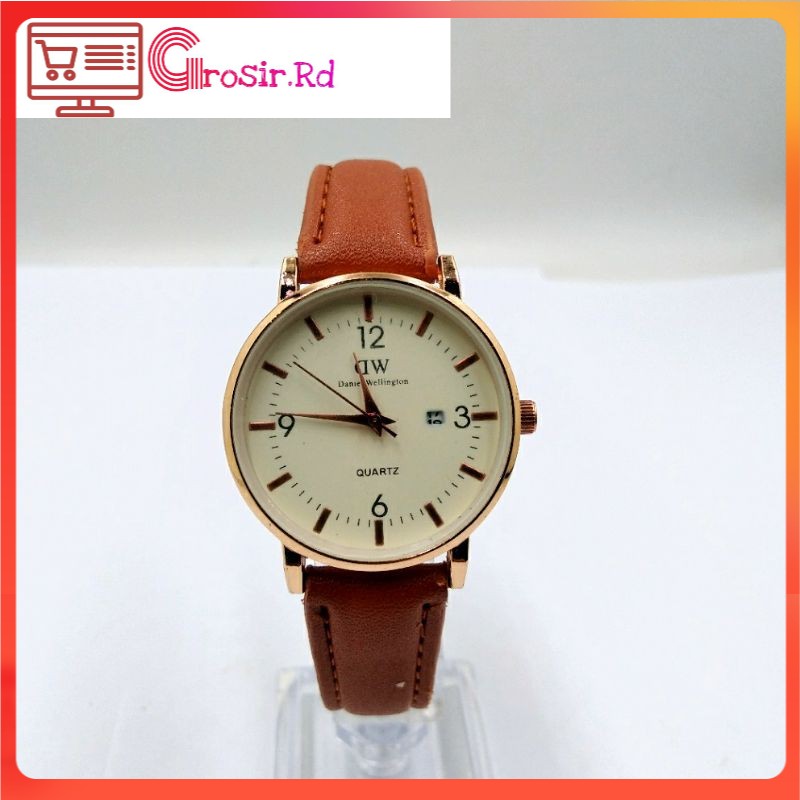 Jual JAM TANGAN CEWE DW KULIT TGL | Shopee Indonesia