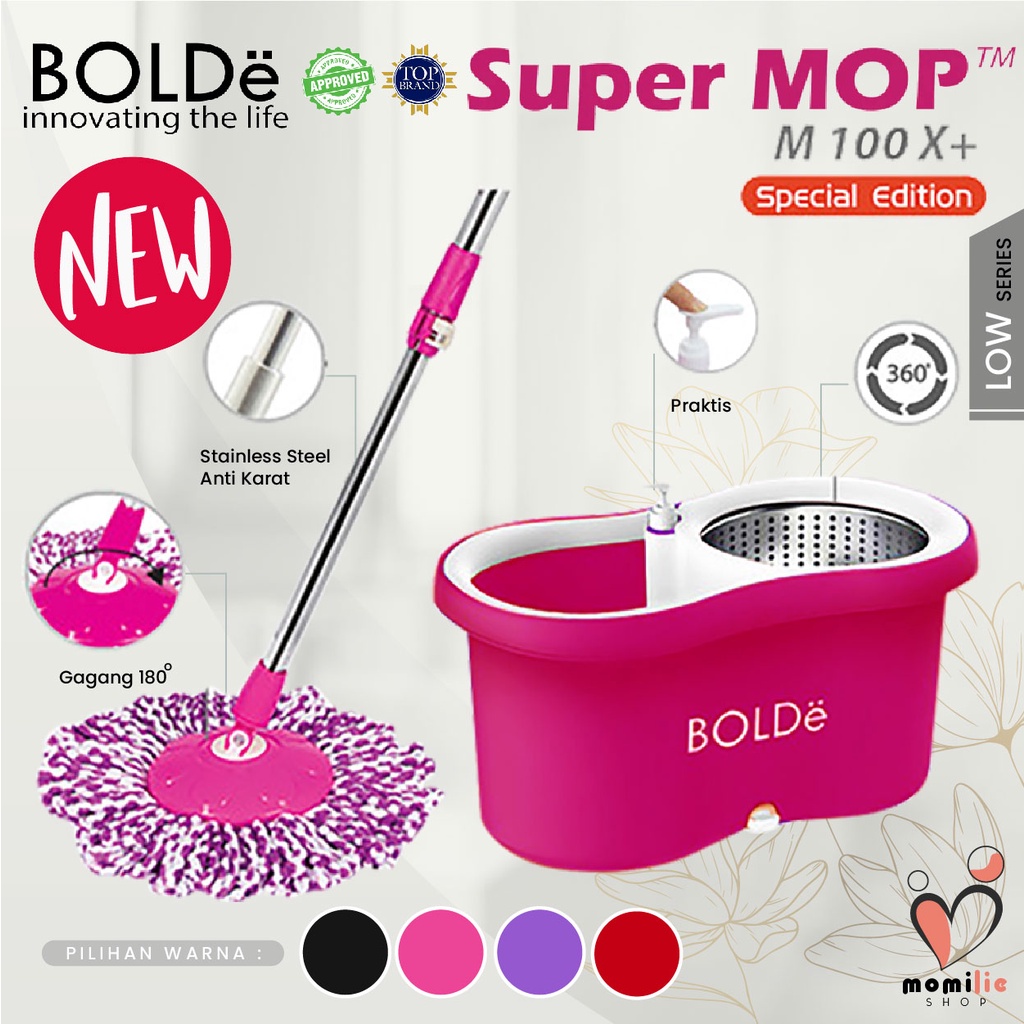Jual BOLDe Super Mop M100X (Alat Pel Lantai) | Shopee Indonesia
