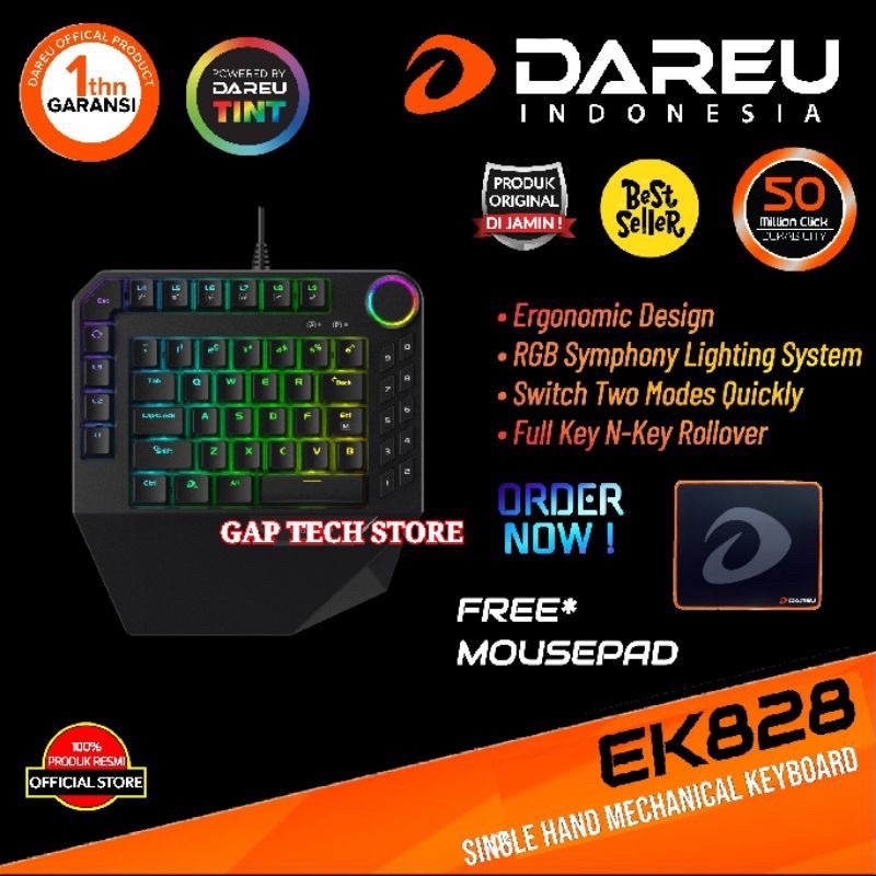 Harga keyboard mechanical rgb single hand Terbaru Mar 2025 | BigGo Indonesia