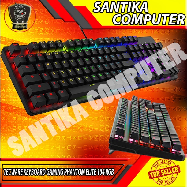 Jual TECWARE PHANTOM ELITE 104 KEYS RGB GATERON MECHANICAL KEYBOARD ...