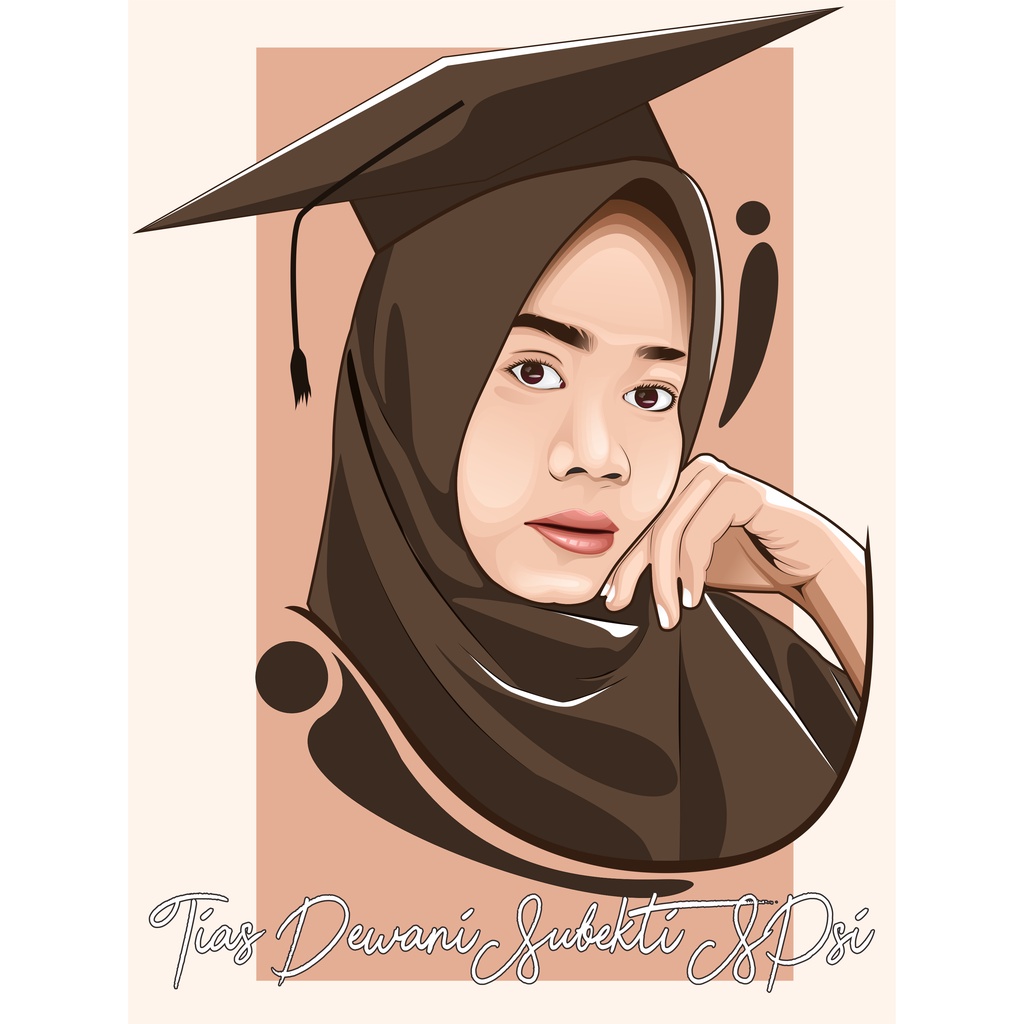 Jual CETAK Desain Vektor Karikatur Line Art Siluet Custom | Ilustrasi ...