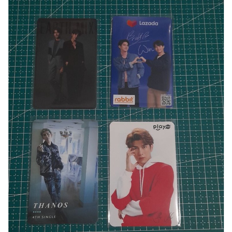 Jual Photocard Official Mew Suppasit Thanos, Signature Earthmix, Playmore Mew, Rabbit Card ...