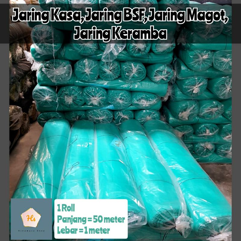 Jual Jaring KASA Hijau, Jaring BSF, Jaring Magot, Jaring Keramba, Insectnet, Jual Roll Panjang ...