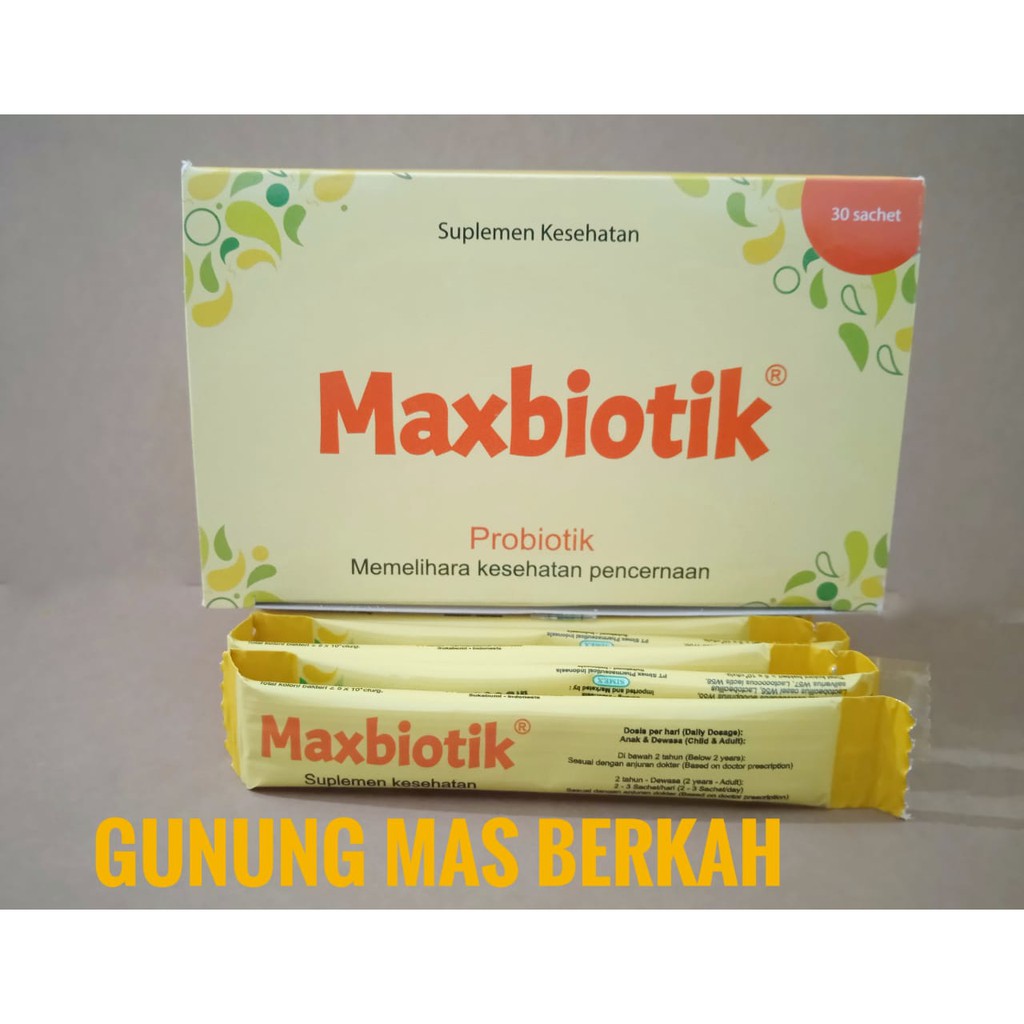 Jual MAXBIOTIK Maxbiotik maxbiotik - Memelihara Kesehatan Pencernaan ...