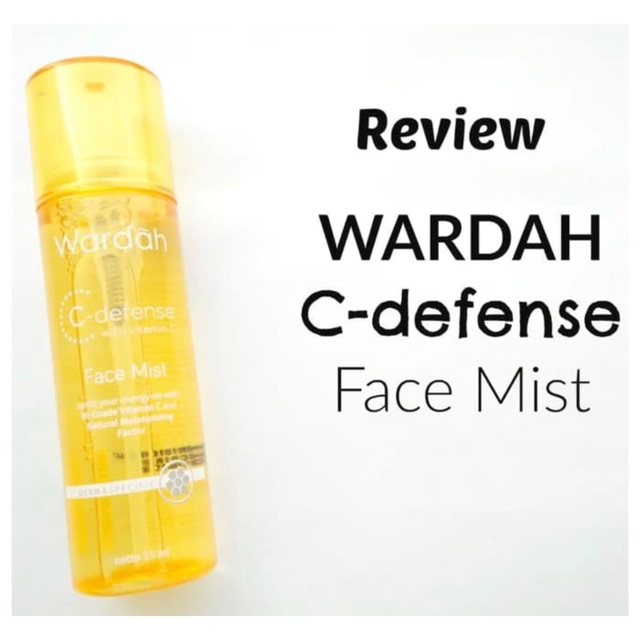 Jual Wardah C-Defense Face Mist 55 ml | Shopee Indonesia