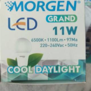 Jual lampu led bulb morgen grand putih | Shopee Indonesia
