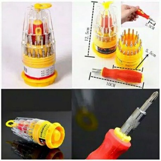 Jual OBENG SET 31 IN 1 MULTIFUNGSI / OBENG LAPTOP HP DAN ELEKTRONIK LAINNYA / JEPALO SHOP ...