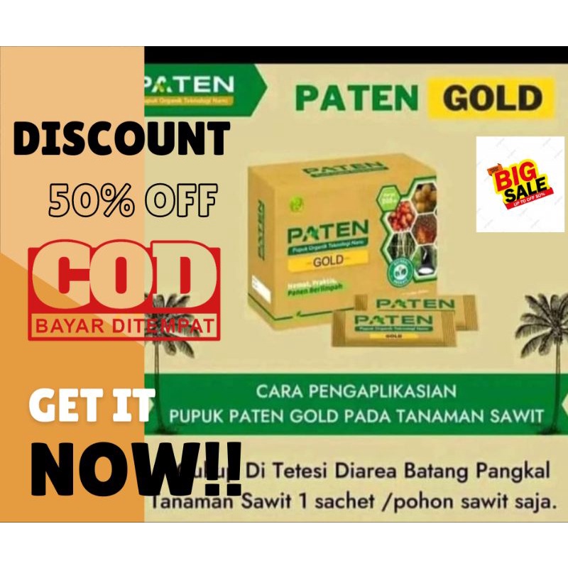 Jual Pupuk paten gold organik teknologi nano ori | Shopee Indonesia