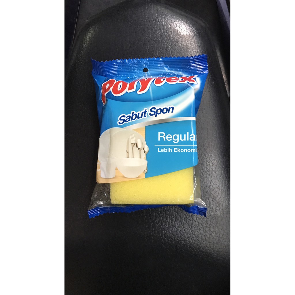Jual Polytex Sabut Spon Cuci Piring 1 Pcs - Spons Hijau Kuning Murah ...