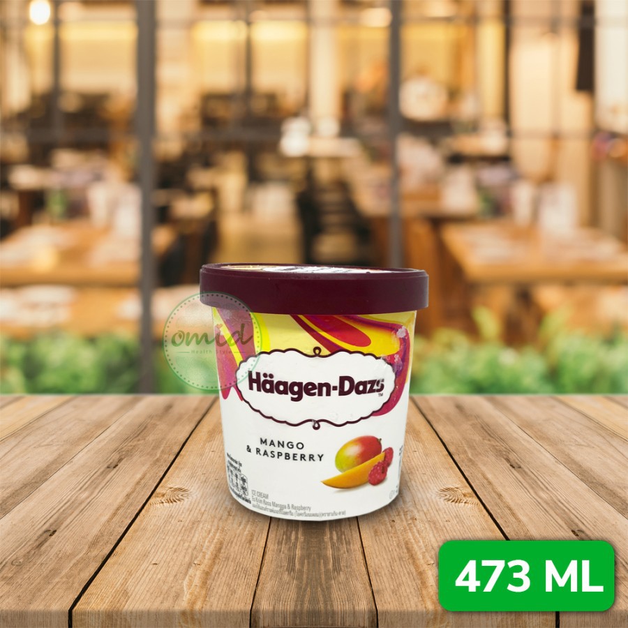 Jual Haagen Dazs Ice Cream | Mango & Raspberry Flavour - 473ml | Shopee ...