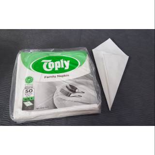 Jual Tissue makan toply, isi 50 lembar perpack | Shopee Indonesia