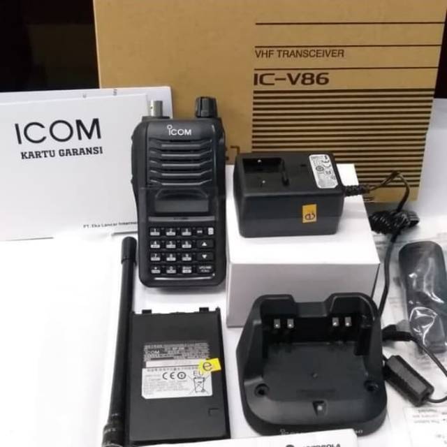 Jual ICOM V 86 VHF SINGLE 7 WATT | Shopee Indonesia