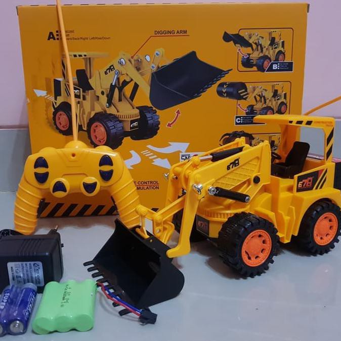 Jual Rc truck konstruksi forklift angkut traktor mainan remote control ...
