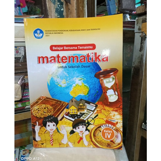 Jual Buku Paket Matematika kelas 4 SD Volume 1 Kurikulum Merdeka 2021 ...