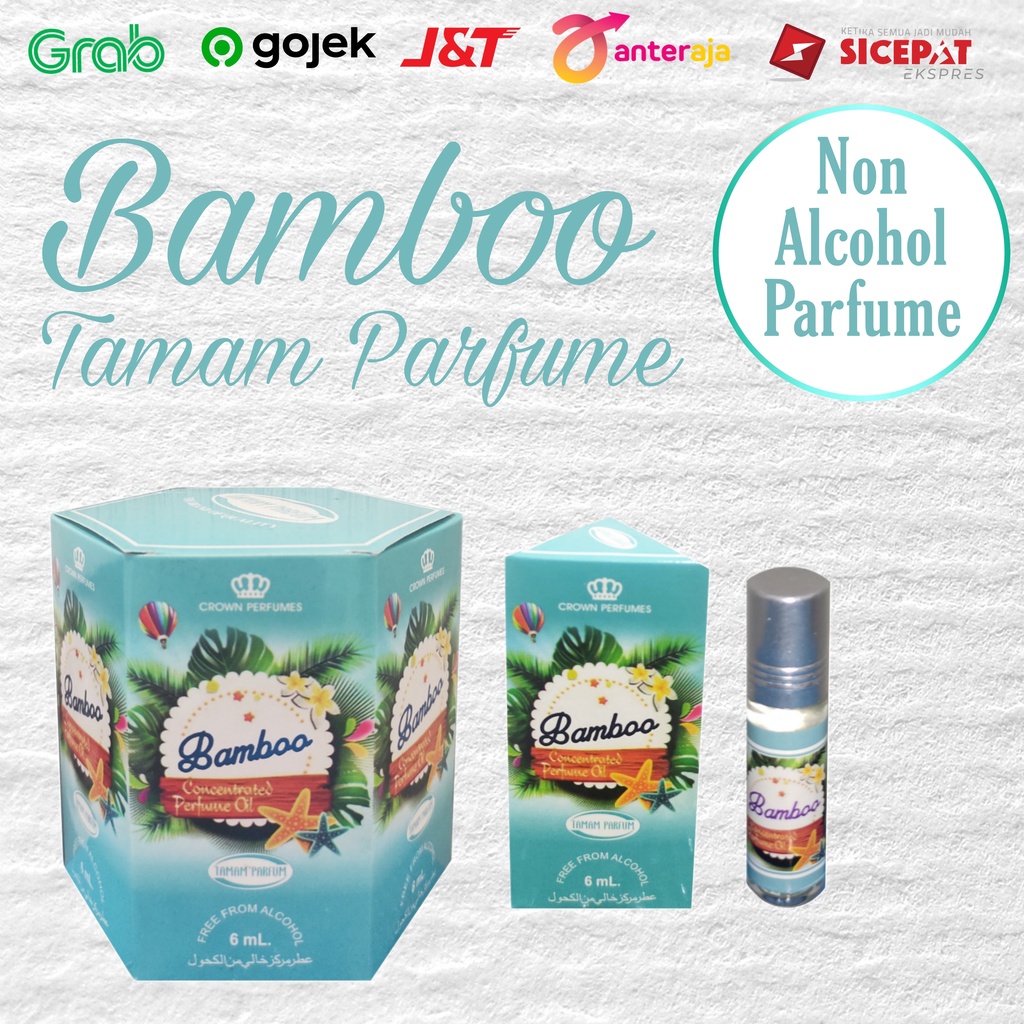 Jual PERBOX ISI 6 BOTOL PARFUM/MINYAk WANGI BAMBOO PERBOTOL ISI 6ML ...