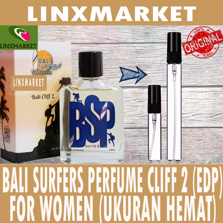 Jual ORIGINAL BSP BALI SURFER'S / SURFERS PERFUME CLIFF 2 FOR WOMEN ...