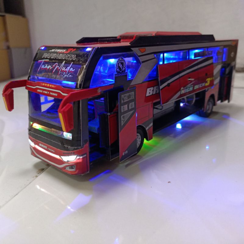 Jual Miniatur Bis BRIS TRANS tuan muda | Shopee Indonesia