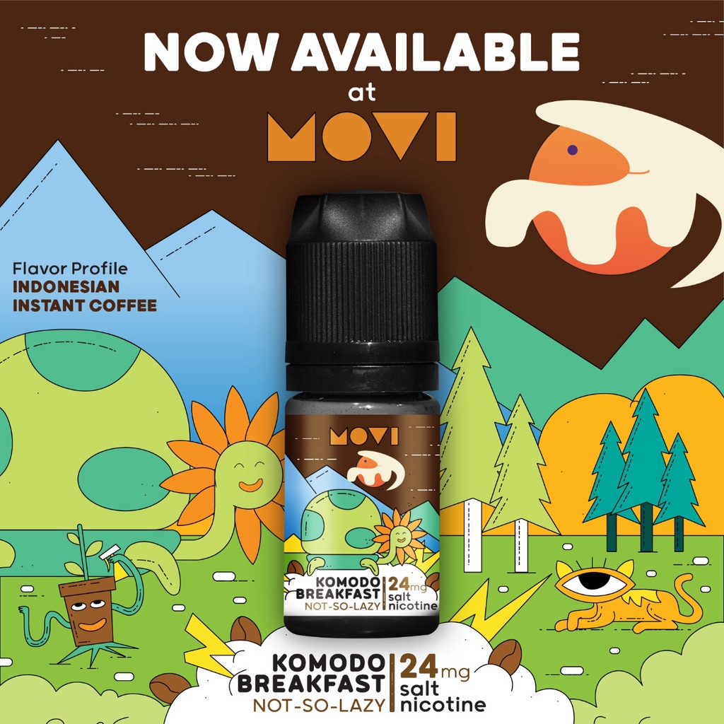 Jual Liquid Saltnic Komodo Breakfast Not So Lazy Liquid Pods | Shopee ...