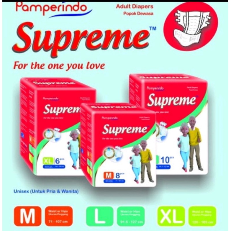 Jual Popok Dewasa SUPREME isi 6 pcs Ukuran XL ( Adult_Diapers ... Jual Popok Dewasa SUPREME isi 6 pcs Ukuran XL ( Adult_Diapers ...