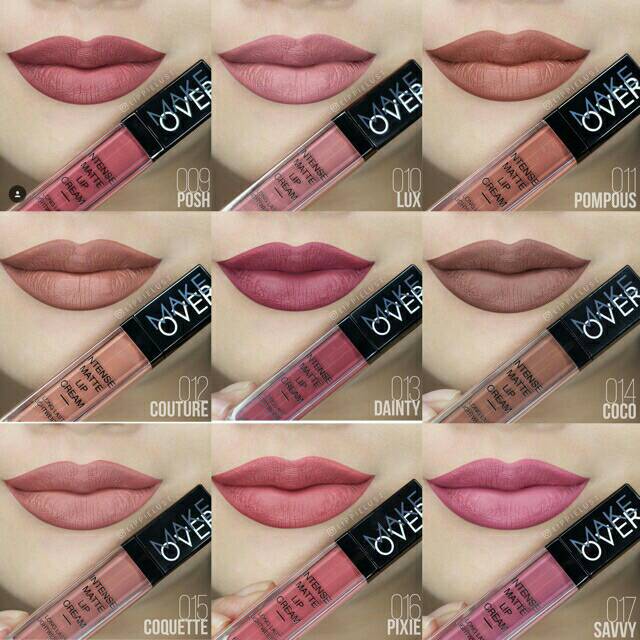 Jual [ New Shades ] Make Over Intense Matte Lip Cream Warna Baru ...
