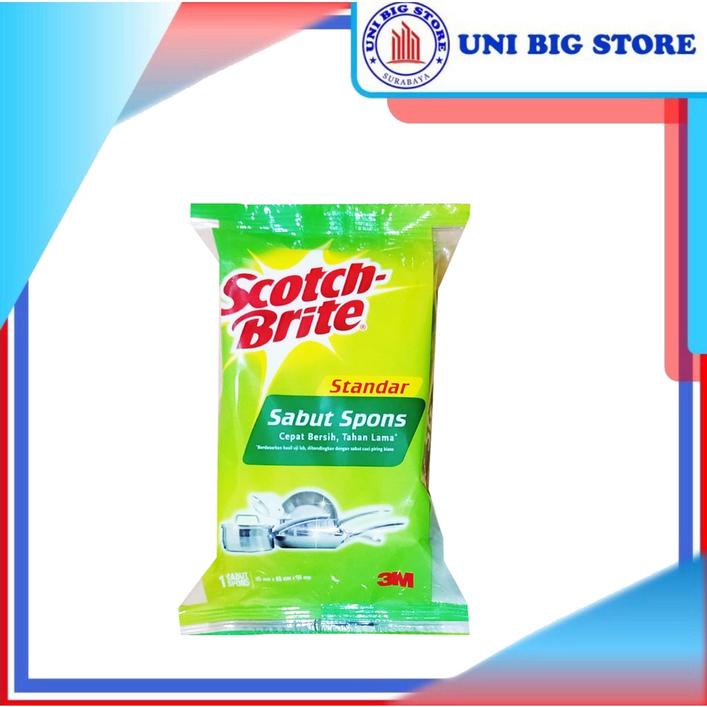 Jual Scotch Brite Sabut Spon 3M Sponge Cuci Piring | Shopee Indonesia