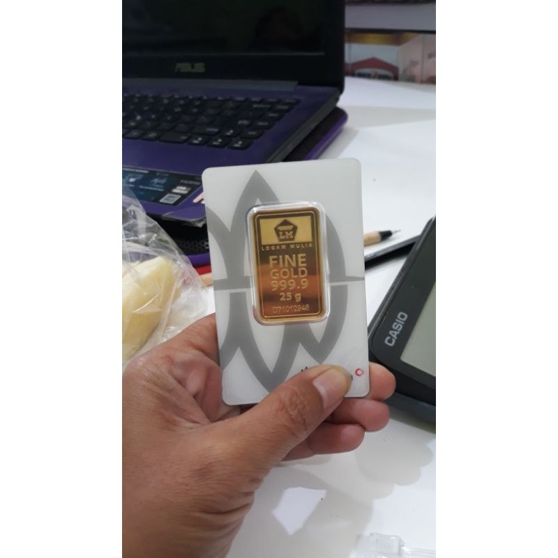 Jual antam certicard 25gr kemasan baru Indonesia|Shopee Indonesia