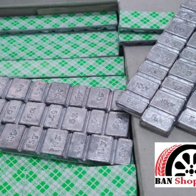 Jual Timah Balancing Tempel Balance Velg Mobil/Wheel Balancing 10Gr/5Gr ...
