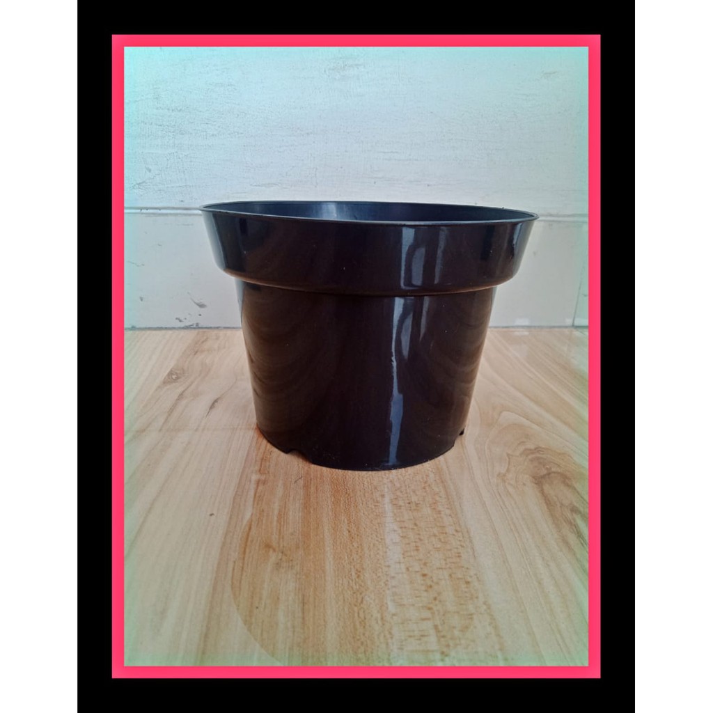 Jual POT KP KOPENG 17 HITAM 16 CM POT BUNGA MIRIP TANI 17 HITAM ...