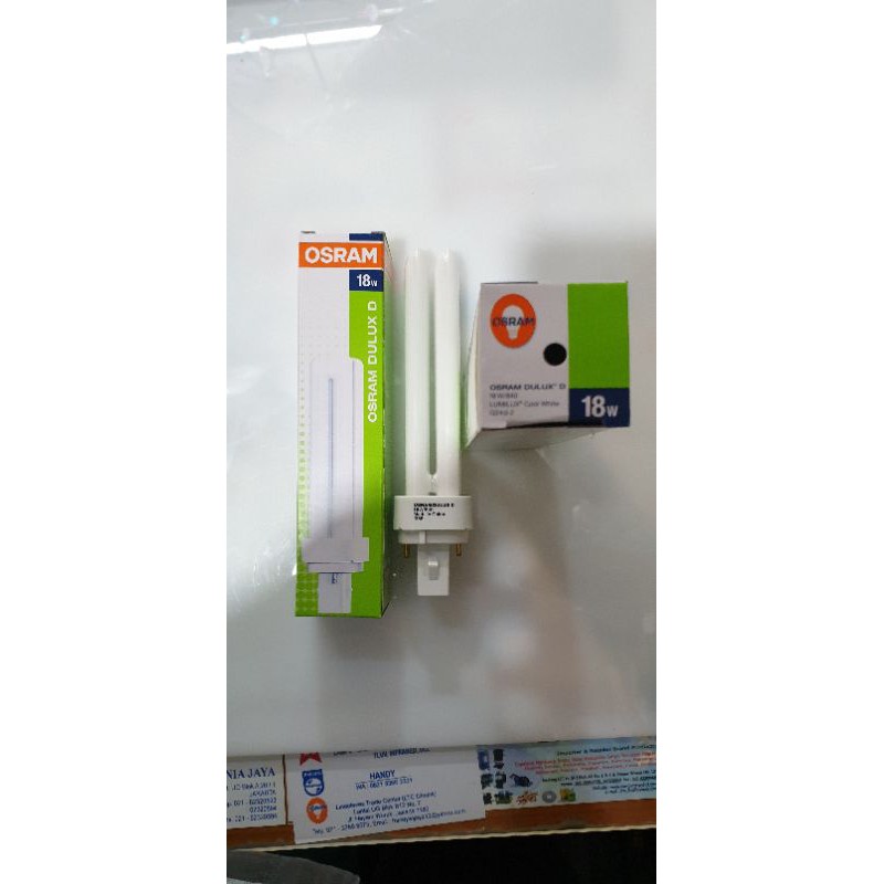 Jual lampu osram dulux d 18w/840 cool white g24d-2 | Shopee Indonesia